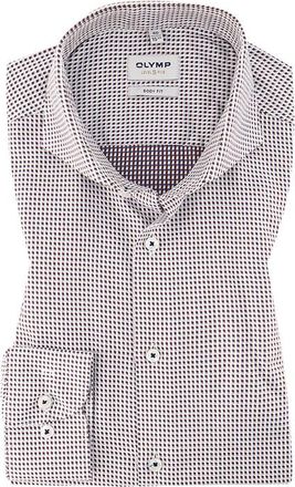 Olymp Herren Hemd rot Baumwolle