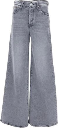 Mother Pantalon large en denim - Femme - Jeans - Gris - Taille: W26