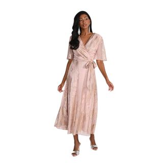 Frank Lyman Design Femme, Robes, Rose, Taille: 42 FR Knit Dress
