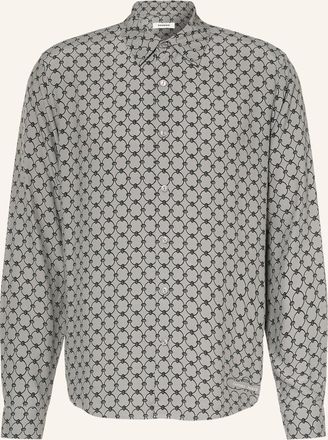 Sandro Sandro Satinhemd Comfort Fit grau