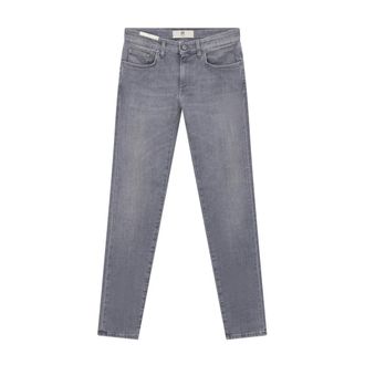Pantaloni Torino Homme, Jeans, Gris, Taille: W30 Jeans Slim-fit