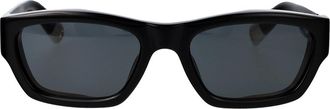 Jacquemus Lunettes De Soleil - Noir
