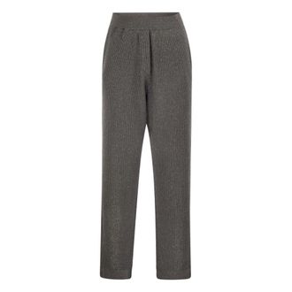 Brunello Cucinelli Wide Hosen - - Trousers - Damen - Grau - XS