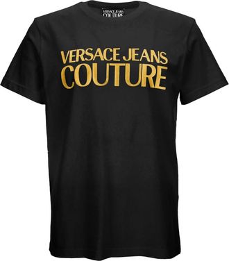 Versace Jeans Couture Homme, Tops, Noir, Taille: 2XL Logo T-Shirt