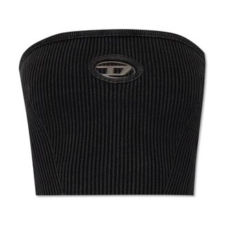 Diesel &Auml;rmelloses Top - - Tops - Damen - Schwarzk - M