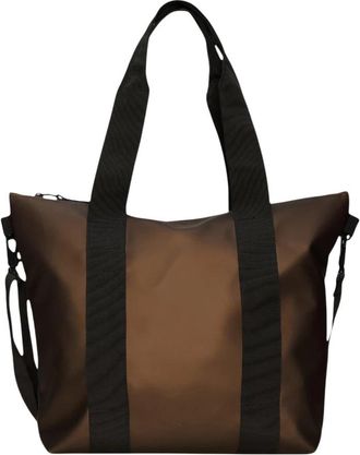 Rains Tote Bag Mini W3 - - Bags - Damen - Braun - ONE SIZE