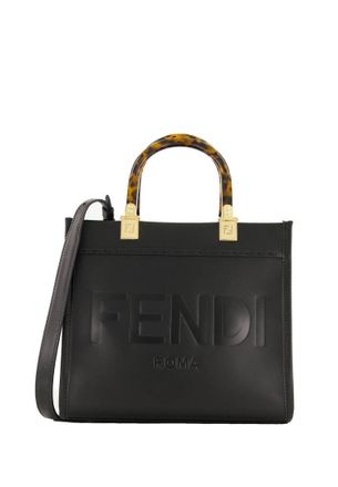 Fendi Damen Henkeltasche aus Leder SUNSHINE