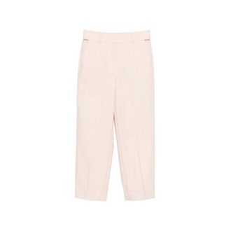 PESERICO Femme, Pantalons, Rose, Taille: 38 FR Pantalon en coton et viscose