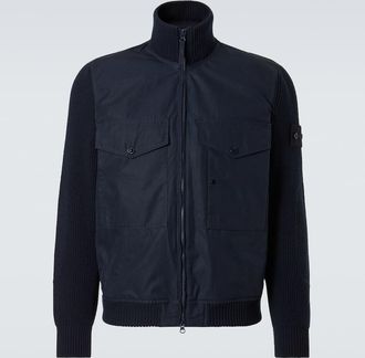 Stone Island Veste bomber Compass en coton