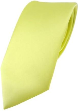 TigerTie Cravate - Uni - Homme - Jaune - Taille Unique