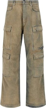 Rick Owens Homme, Jeans, Beige, Taille: W32 Jean Double Cargo