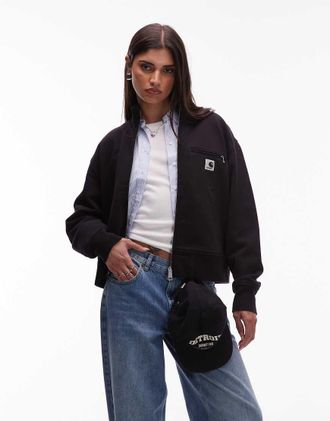 Carhartt Work in Progress Detroit - Sweat-Jacke in Schwarz