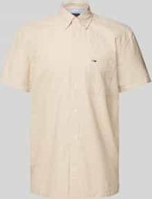 Tommy Jeans Regular Fit Freizeithemd aus reiner Baumwolle mit kurzem Arm