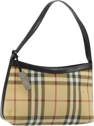 Burberry Sac bandouli&egrave;re vintage Pre-owned - Femme - Pre-owned - Beige - Taille: ONE Size