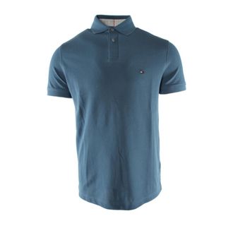 Tommy Hilfiger Blaues Polo Shirt 1985 Regular Fit - - Tops - Herren - Blau - S