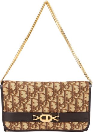 Dior Crossbody Bags - Christian Dior Trotter Monogram Shoulder Bag - Gr. unisize - in Braun - f&uuml;r Damen