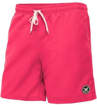 Ladeheid Short de Bain Homme, Séchage Rapide avec Filet Intérieur, Maillot de Bain Homme Piscine, Poches Latérales et Arrière, Ceinture Élastique avec Cordon A