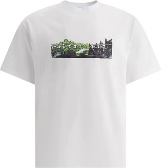 Rayon Vert Homme, Tops, Blanc, Taille: L T-shirt &agrave; imprim&eacute; graphique