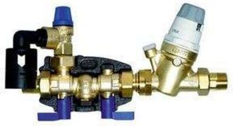 Caleffi SiCal Sicherheitsgruppe mit Druckminderer f&uuml;r WW-Bereiter 3/4 10 bar DN20 dvgw DE528151 - Caleffi
