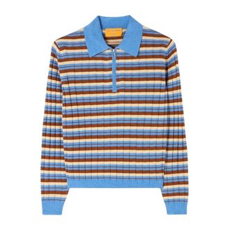 Guest In Residence Gestreiftes Kaschmir-Polo - - Tops - Damen - Mehrfarbig - M