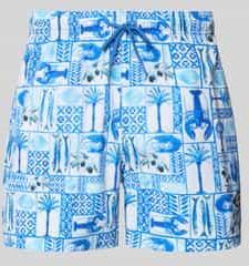 Jack & Jones Badehose im Allover-Look Modell MAUI VIBES NOVELTY