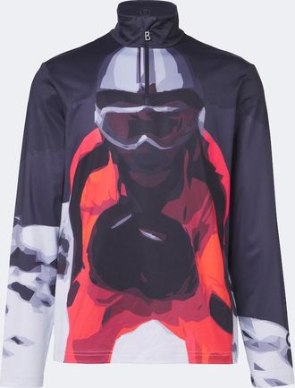 Bogner Top de ski Verti &agrave; imprim&eacute;