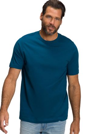 JP1880 Herren L-8XL bis 8XL, T-Shirt, JP1880-Motiv auf der Brust, Basic-Shirt, Rundhalsausschnitt, Reine Baumwolle, blaugr&uuml;n 3XL 702558768-3XL