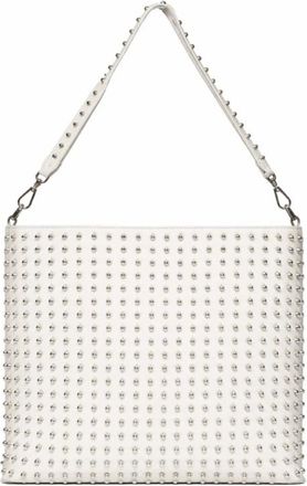 John Richmond Femme, Sacs, Blanc, Taille: ONE Size Borsa a Spalla Borchie All-Over