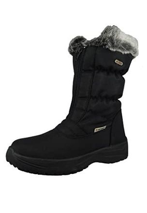 Lackner Olga Ls TX/OC 7600 Bottes dhiver pour femme Noir Taille 37 EU, Noir, 37 EU
