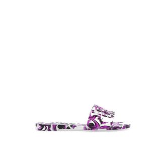 Dolce & Gabbana Slides mit Majolika-Druck - - Shoes - Damen - Mehrfarbig - 36 EU