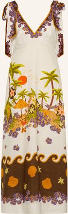 Alemais Al&eacute;mais Leinenkleid Island Cove beige