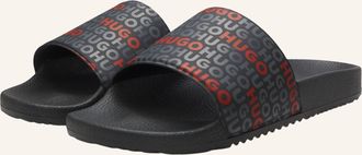HUGO BOSS Hugo Sandalen Timein_Slid_Lgao schwarz