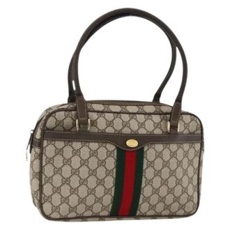 Gucci Sac &agrave; main Pre-owned GG Canvas - Femme - Pre-owned - Beige - Taille: ONE Size