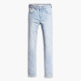 Levi's 724 HIGH Rise Straight MED Indigo - Worn IN Damen, Cool Journey, 27W / 32L