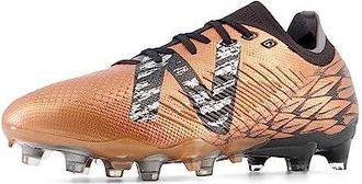 New Balance Mens Tekela v4 Pro Low Laced FG Soccer Shoe, Copper/Black/Silver, 10