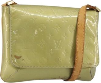 Louis Vuitton Sac bandouli&egrave;re vintage en cuir verni Pre-owned - Femme - Pre-owned - Vert - Taille: ONE Size