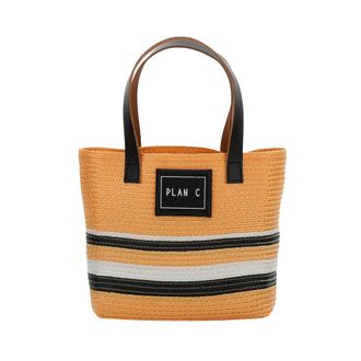 Plan C Rechteckige Shopper-Tasche - - Bags - Damen - Orange - ONE SIZE