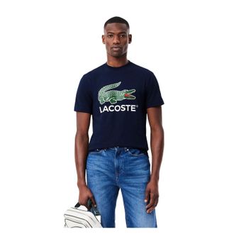 Lacoste T-Shirt f&uuml;r Herren, Regul&auml;r (Marine)