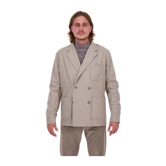 Tagliatore Veste Crois&eacute;e - - Jackets - Herren - Beige - L