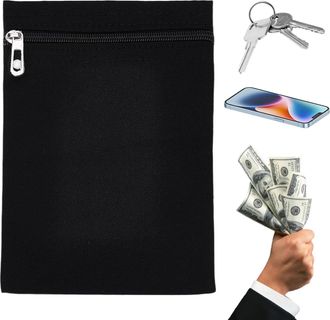 Generic Taschen F&uuml;r Kleidung - Anti-Diebstahl-Sicherheitstasche Mit Rei&szlig;verschluss, Eingen&auml;hte Seitentasche | Versteckte Aufbewahrung F&uuml;r Jacken, M&auml;ntel, Hood