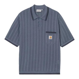 Carhartt Work in Progress S/S Ramsey Polo - - Tops - Herren - Blau - XL