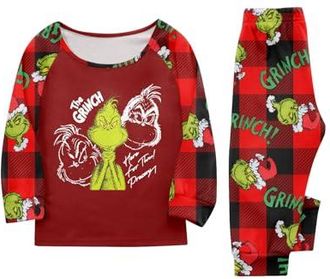 Generic Le Grinch Pyjama Noel Famille De Grinch Assorti Femme Hiver Homme Enfant Couple Ensemble Ensembles Pull Costume The Vetement Noël Garcon Bebe Adulte C