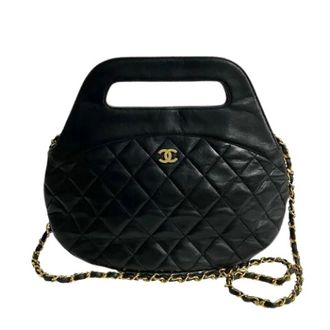 Chanel Pre-owned Matelasse Lammleder 2way Bag - - Pre-owned - Damen - Schwarzk - ONE SIZE