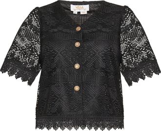 Usha Strickjacke Frauen Schwarz