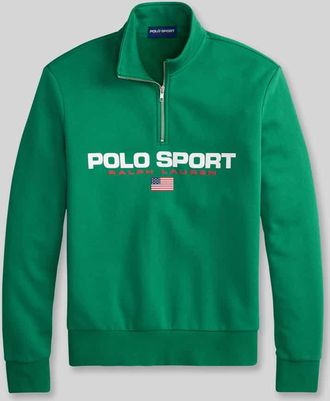 Polo Ralph Lauren Relaxed Fit Troyer aus Baumwoll-Mix