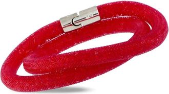 Swarovski bracelet serti de cristaux pre-owned - Rouge