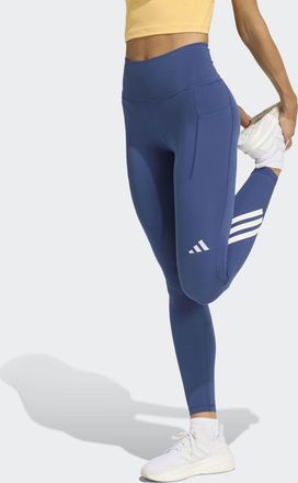 adidas adidas Performance - Adi365 climacool - Legging de course long &agrave; 3 bandes - Indigo tech-Bleu