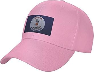 Generic Casquette De Sport Effet Tricot du Drapeau De Virginie Chapeau De Golf Confortable,Classic Casquette Trucker pour Voyages Femme Homme