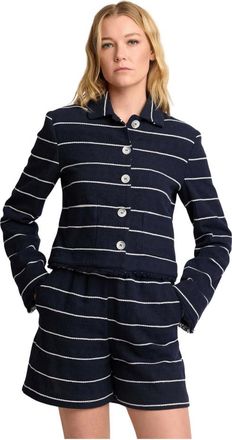 Kocca Femme, Vestes, Bleu, Taille: 44 FR Party Ready Striped Top