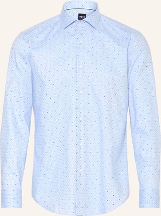 HUGO BOSS Hemd Hank Slim Fit blau